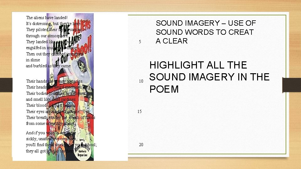 THE ALIENS HAVE LENDED KENN NESBITT The aliens