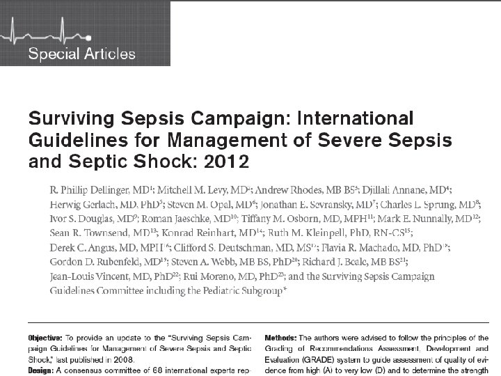 Achieving better sepsis care Together Sepsis UK Dr
