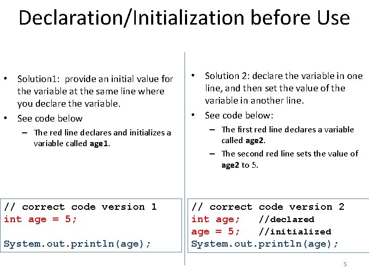 Variables Types Operations on Numbers CSE 1310 Introduction