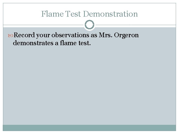 Test 5 Chapter 5 Electrons in Atoms CHEMISTRY