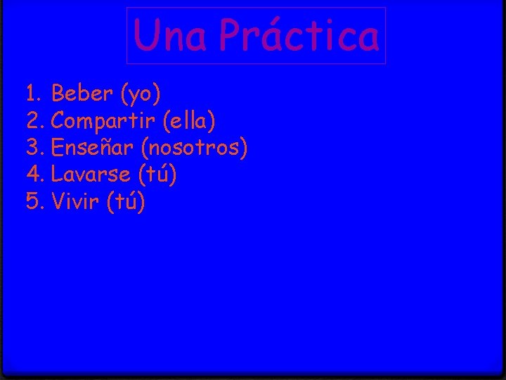 Preterite of regular verb s Onzel Camp bell