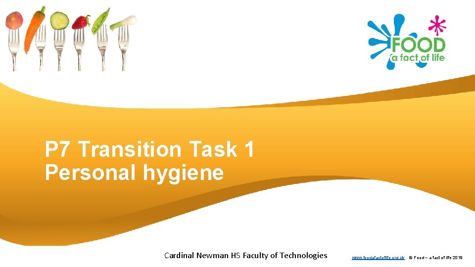 P 7 Transition Task 1 Personal hygiene Cardinal