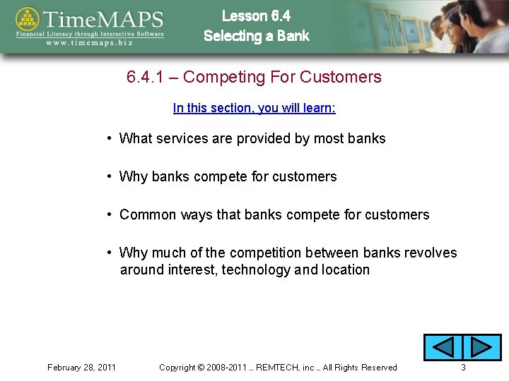 Lesson 6 4 Selecting a Bank Introduction Selecting