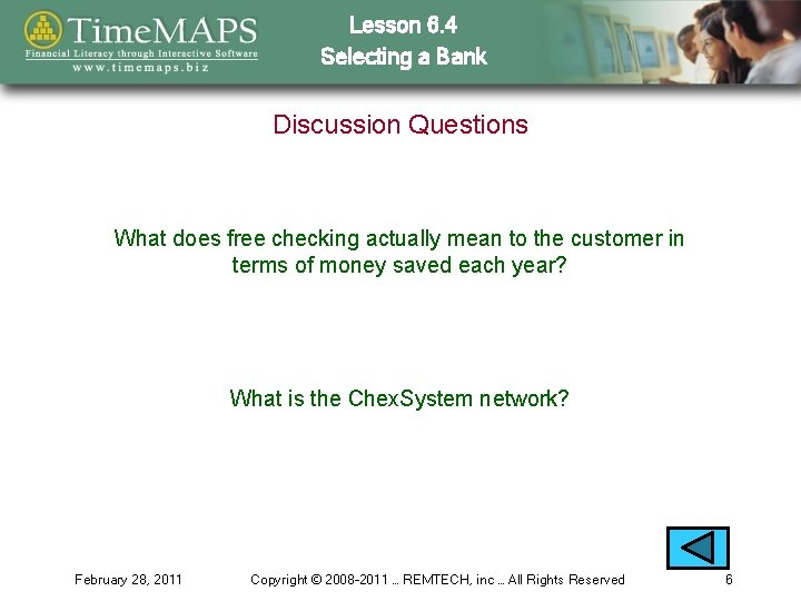 Lesson 6 4 Selecting a Bank Introduction Selecting