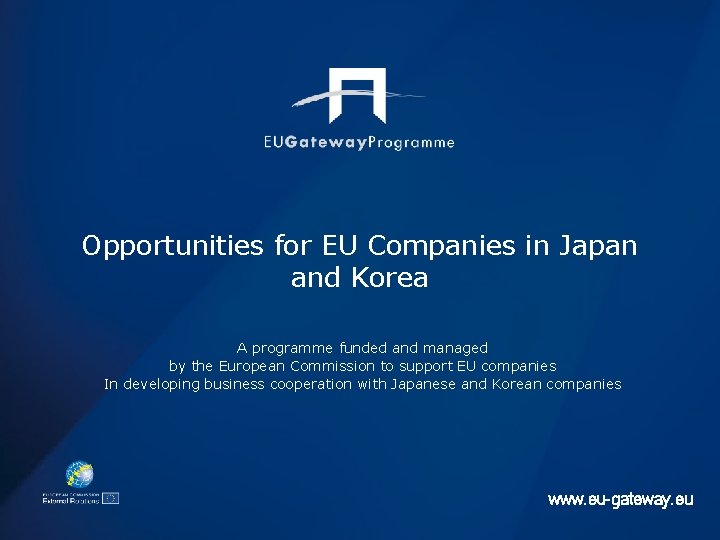 Opportunities for EU Companies in Japan and Korea