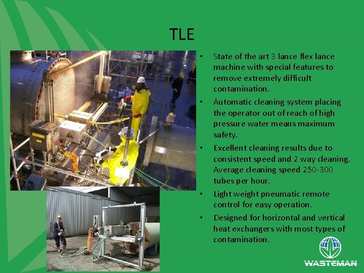 High Pressure Water Jetting Automated Equipment INDEX IBC