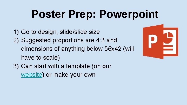 How To Prepare and Present A Poster Website