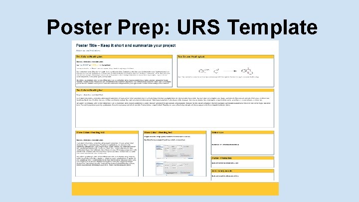 How To Prepare and Present A Poster Website