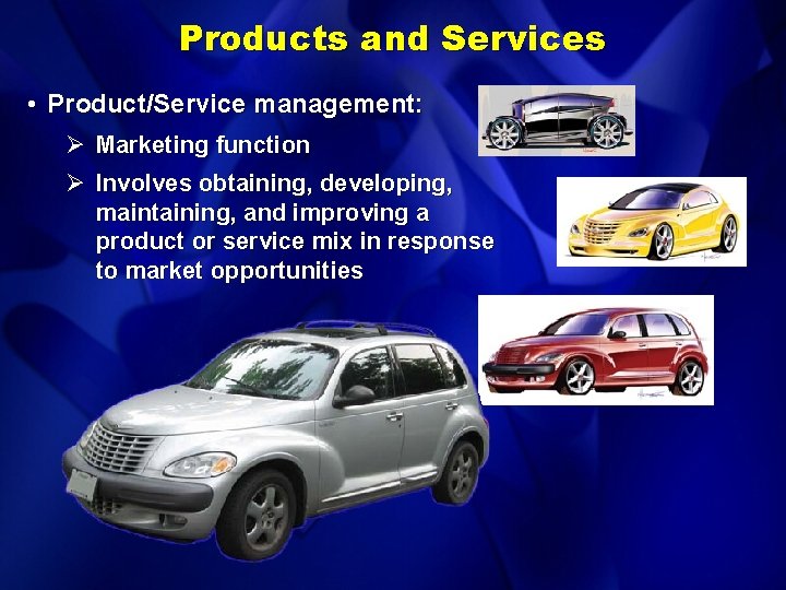Nature of ProductService Management LAP 17 Objectives Describe