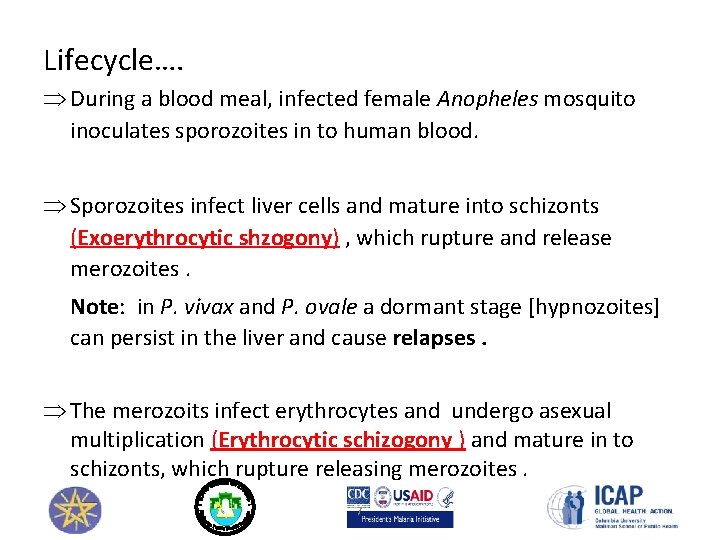 Module 1 Overview of Malaria 1 Learning Objectives