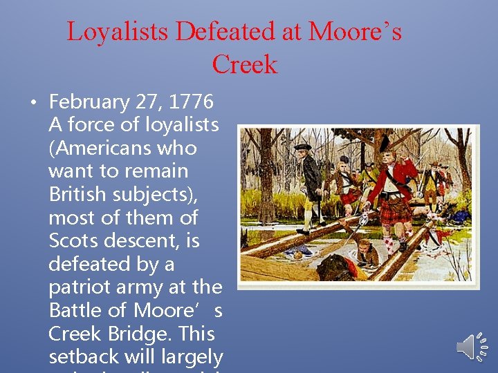 The Revolutionary War History Production By Megan Brooks