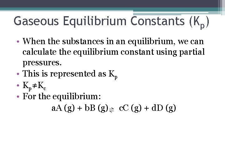 Assign 13 1 Dynamic Equilibrium and Equilibrium Constants