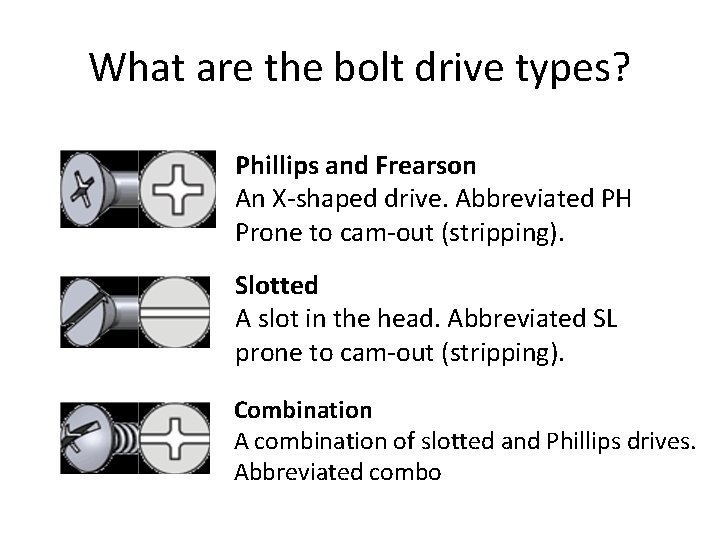 Bolt vs Screw The battle of the fasteners