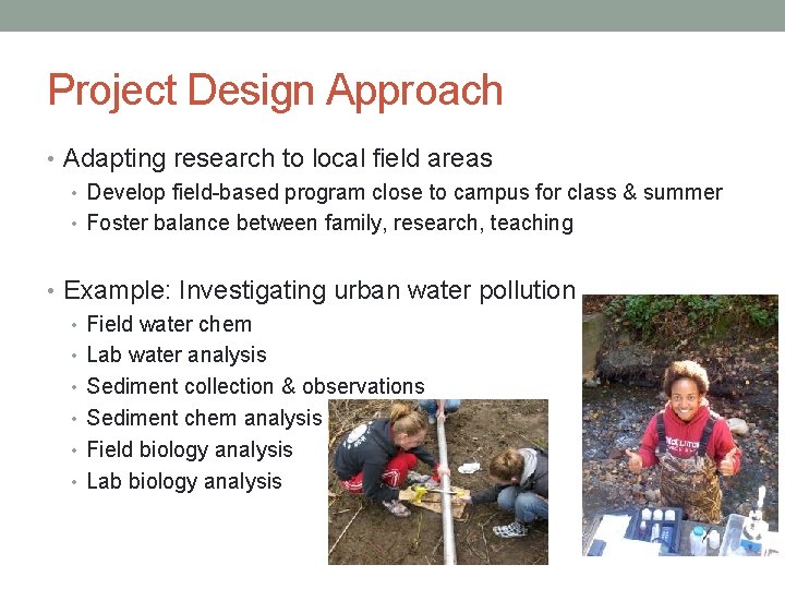 RESEARCH WITH UNDERGRADUATES Josh Galster Laura Rademacher based