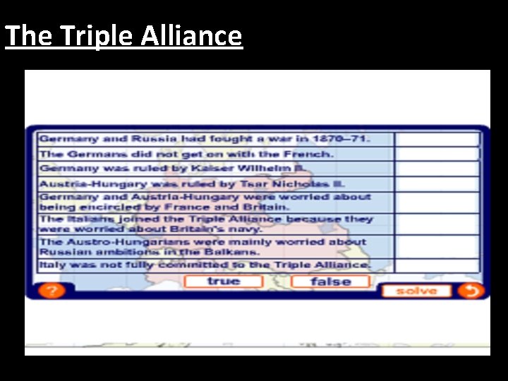 How and why did the Alliance System form