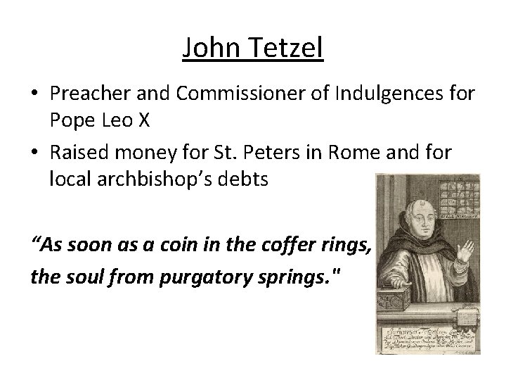 Lecture 10 The Protestant Reformation Begins In what