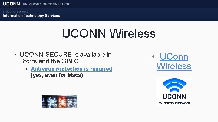 Welcome School of Business Information Technology Services Chris