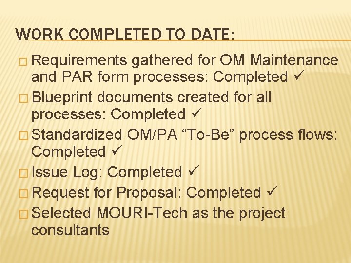 SAP HCM Processes and Forms Project KickOff October