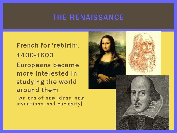 THE AGE OF EXPLORATION 1400 1700 UNDERSTANDING TIMELINES