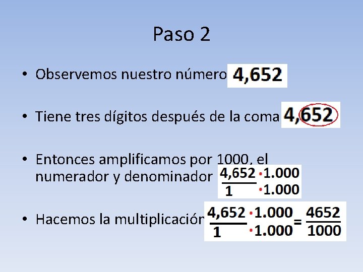 Transformacin de nmeros decimales finitos 1 medio 2020