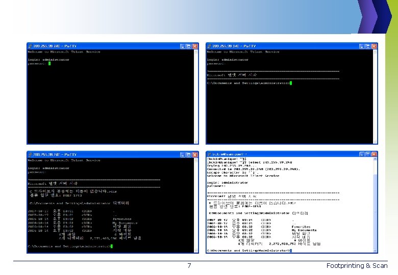 Network Security Footprint Scan Footprinting Scan Content u