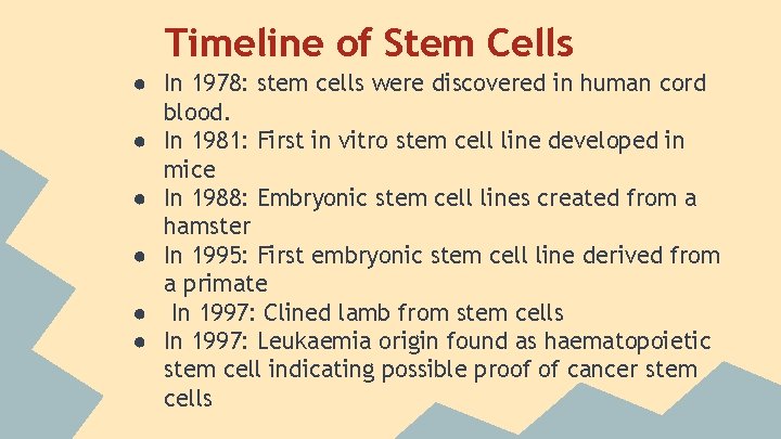 Stem Cell Presentation by Rachel Moore Caitlin England