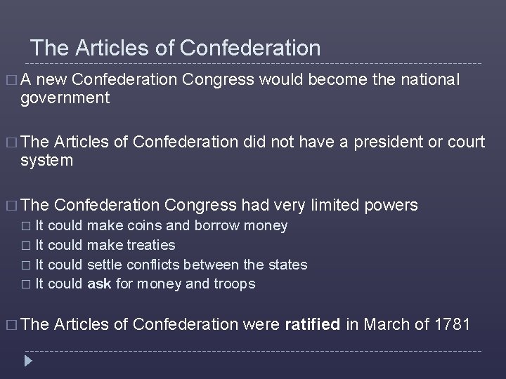 Journal 21 Constitution a set of basic principles