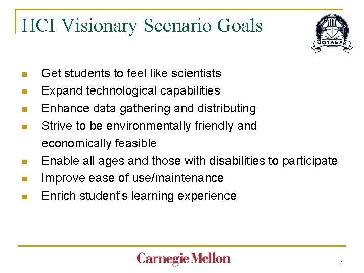 Carnegie Mellon On Board Phase III Final Presentation