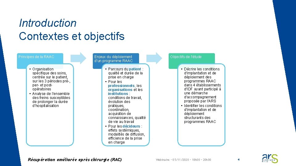 Influence des conditions dimplantation de la RAAC Une