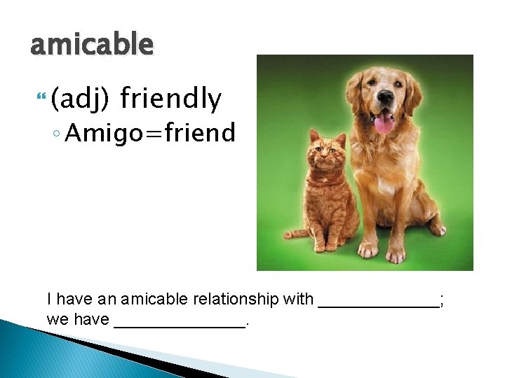 Vocabulary Unit 2 Academic English 10 a right