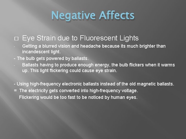 LATEST SCIENCE DISCOVERY AND INVENTIONS FLUORESCENT BULB Energy