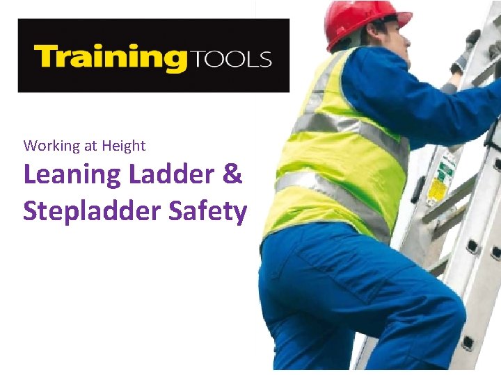 Working at Height Leaning Ladder Stepladder Safety The