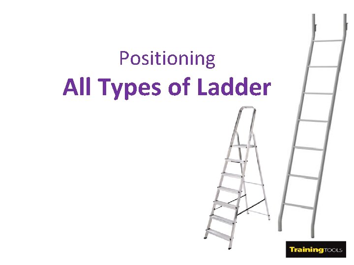 Working at Height Leaning Ladder Stepladder Safety The