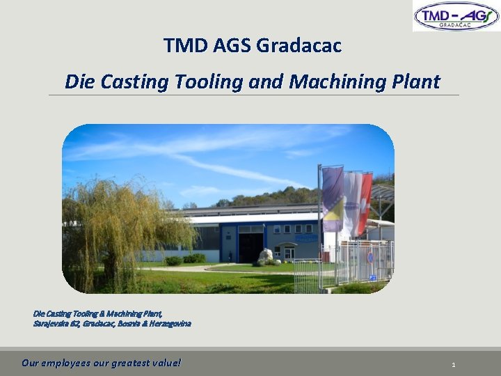 TMD AGS Gradacac Die Casting Tooling and Machining