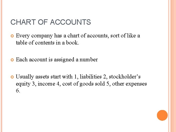 CHAPTER 6 Introduction to accounting costing and investment