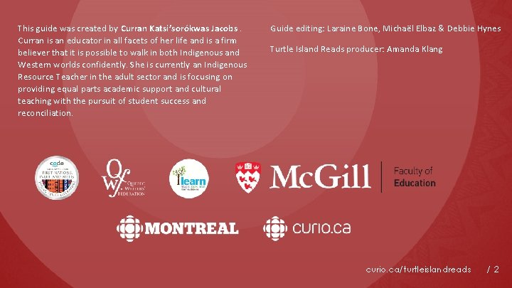 This guide was created by Curran Katsisorkwas Jacobs