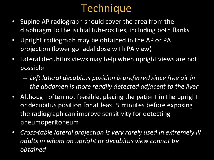 How to Approach Abdominal Radiographs in Adults A