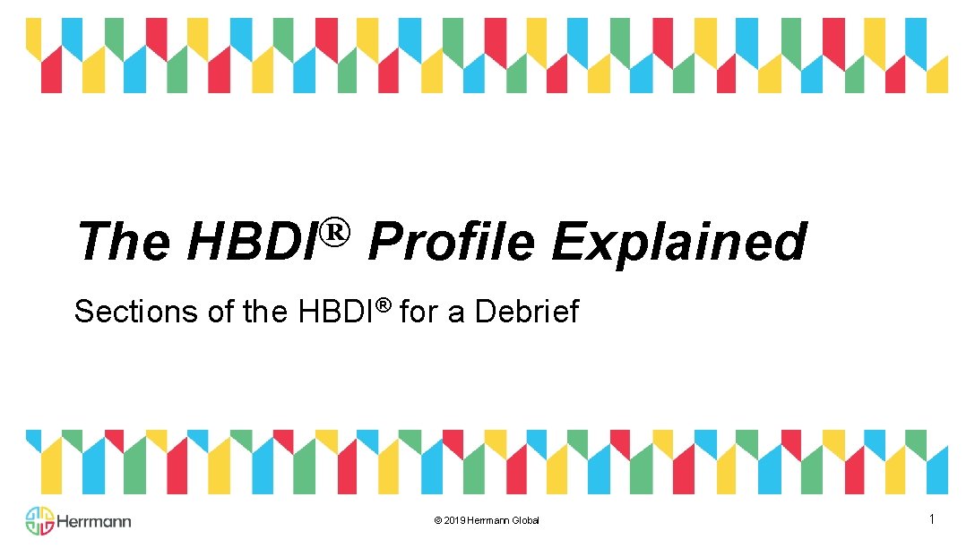 The HBDI Profile Explained The HBDI Profile Explained