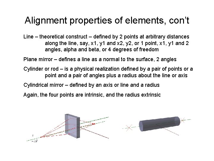Lab 2 Alignment Definition of alignment Placing the