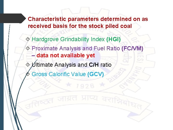 COAL QUALITY CHANGES IN OPEN AIR STOCKPILING Barun