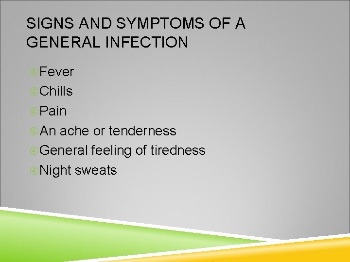 CHAPTER 3 HEALTH CAREERS TODAY SAFETY PRACTICES INFECTION