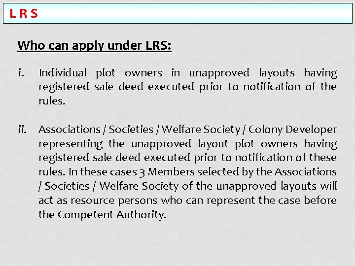 Presentation on LAYOUT REGULARIZATION SCHEME LRS A Presentation