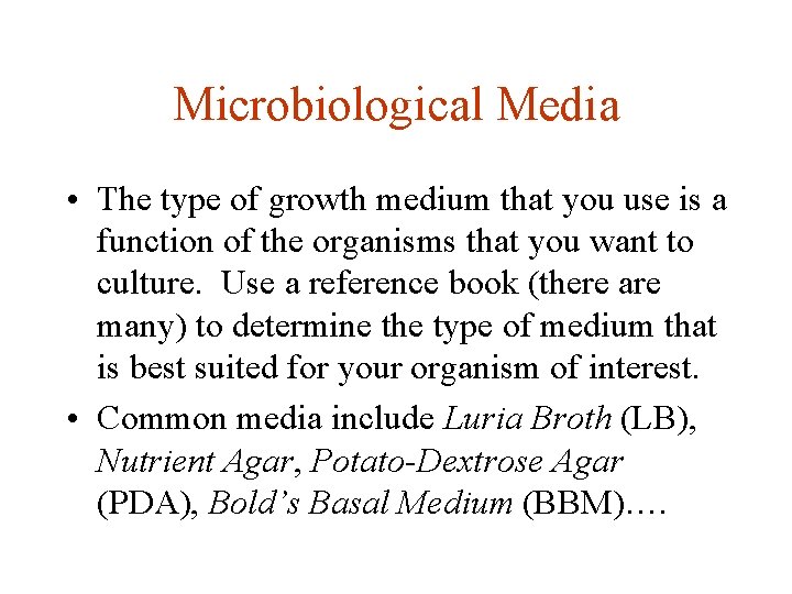 Microbiological Methods Making Media Pouring Culture Plates Sterile