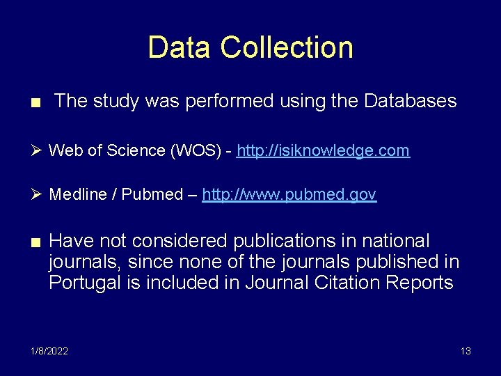 Obstetrics Gynecology evaluation of the portuguese scientific activity