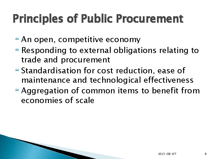 Public Procurement and Competition Tshepo Sayed Economist PPADB