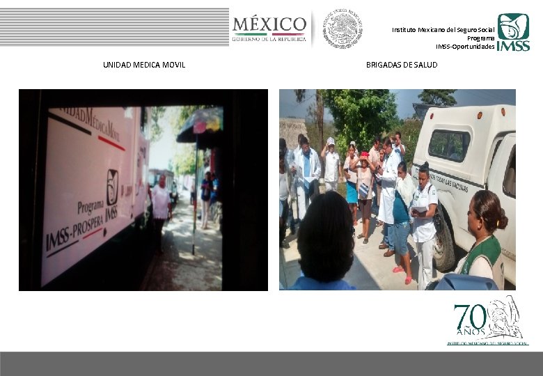 Instituto Mexicano del Seguro Social Programa IMSSOportunidades IMSS