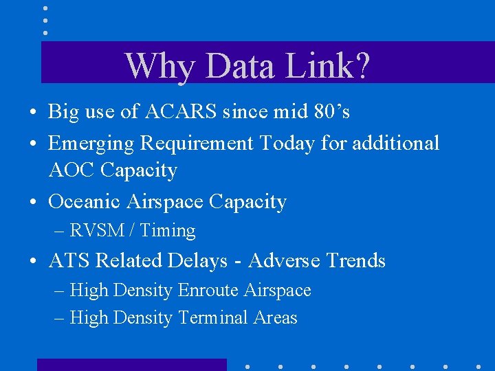 American Airlines Data Link 23 September 1999 American