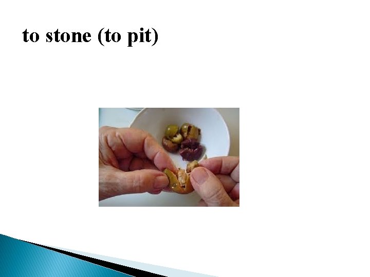 COOKING VERBS UNIT 8 Part 1 to blanch