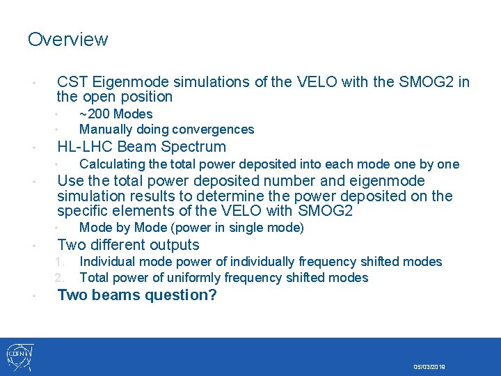 VELO SMOG 2 Heat Load Localization Analysis B
