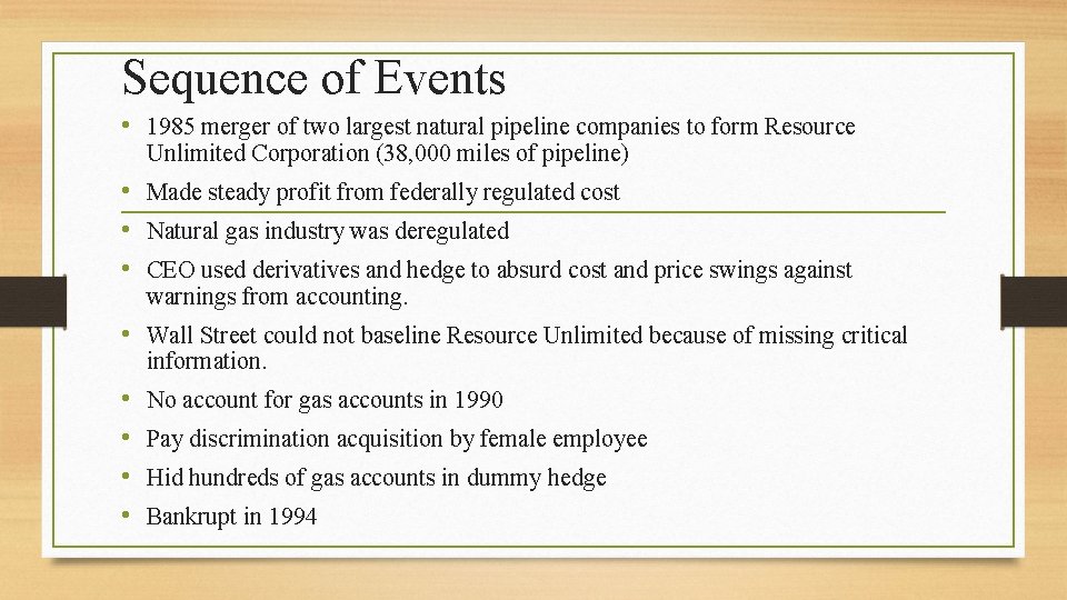 Resources Unlimited Analysis Damien Seals MSM 630 Management